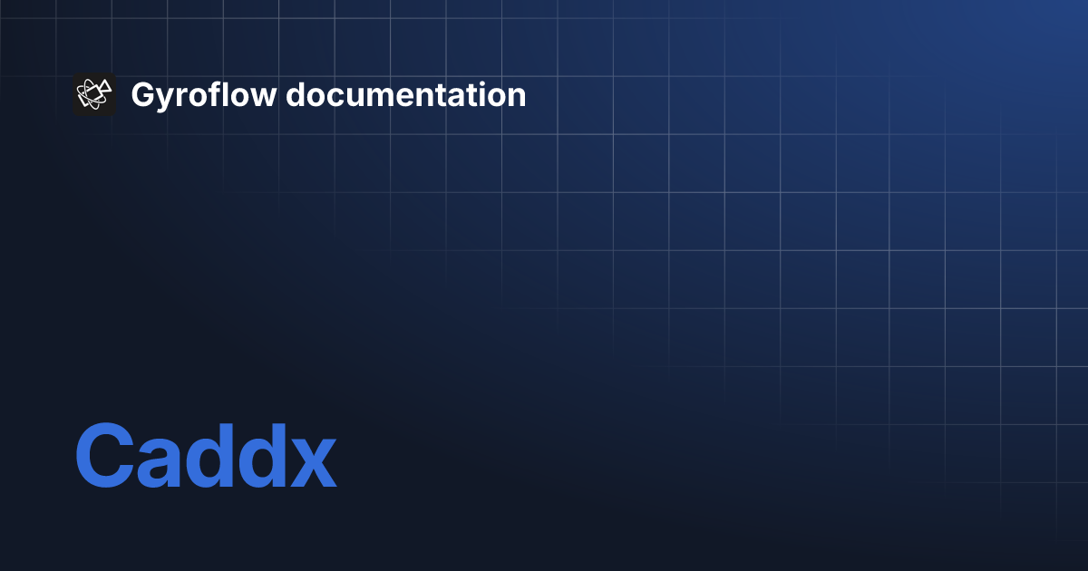 Caddx | Gyroflow documentation